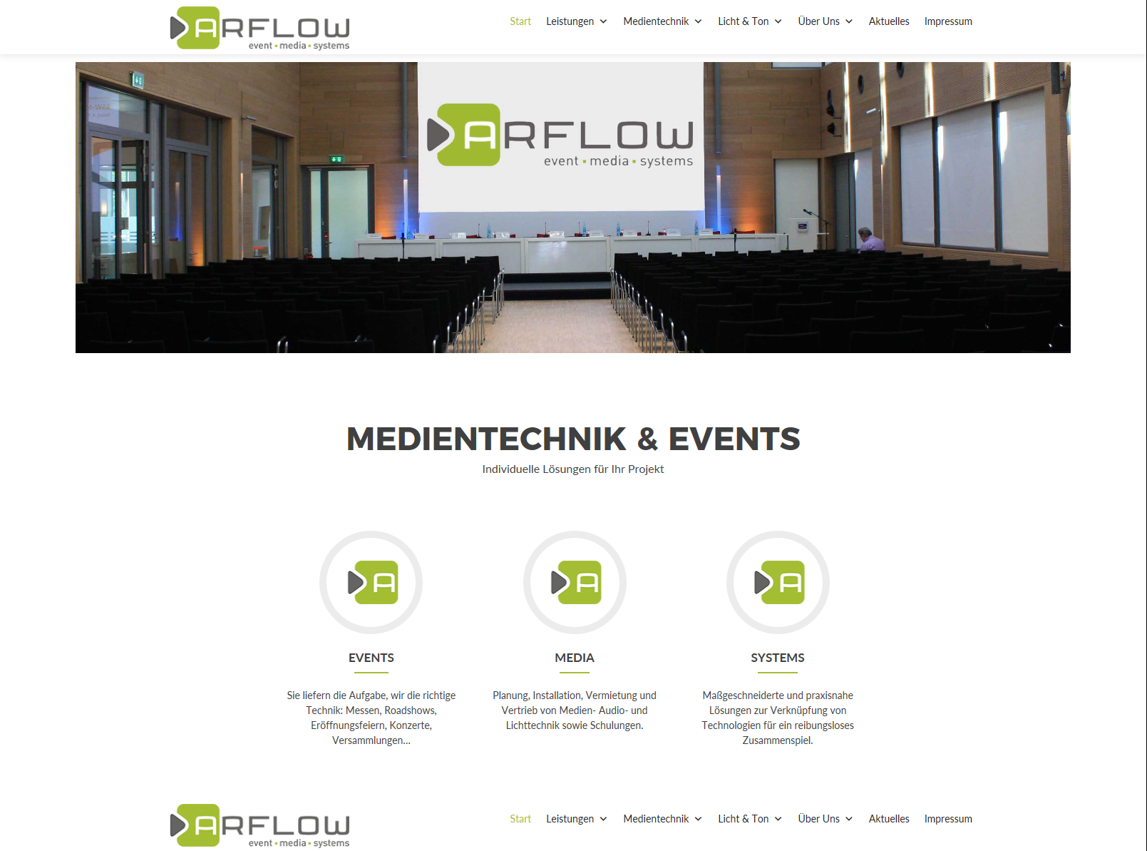 Neue ARFLOW.de Webseite - ARFLOW